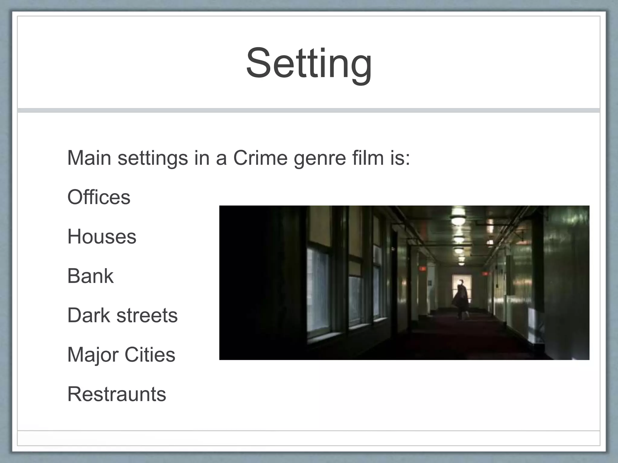 Genre: Crime (Heist) | PPTX