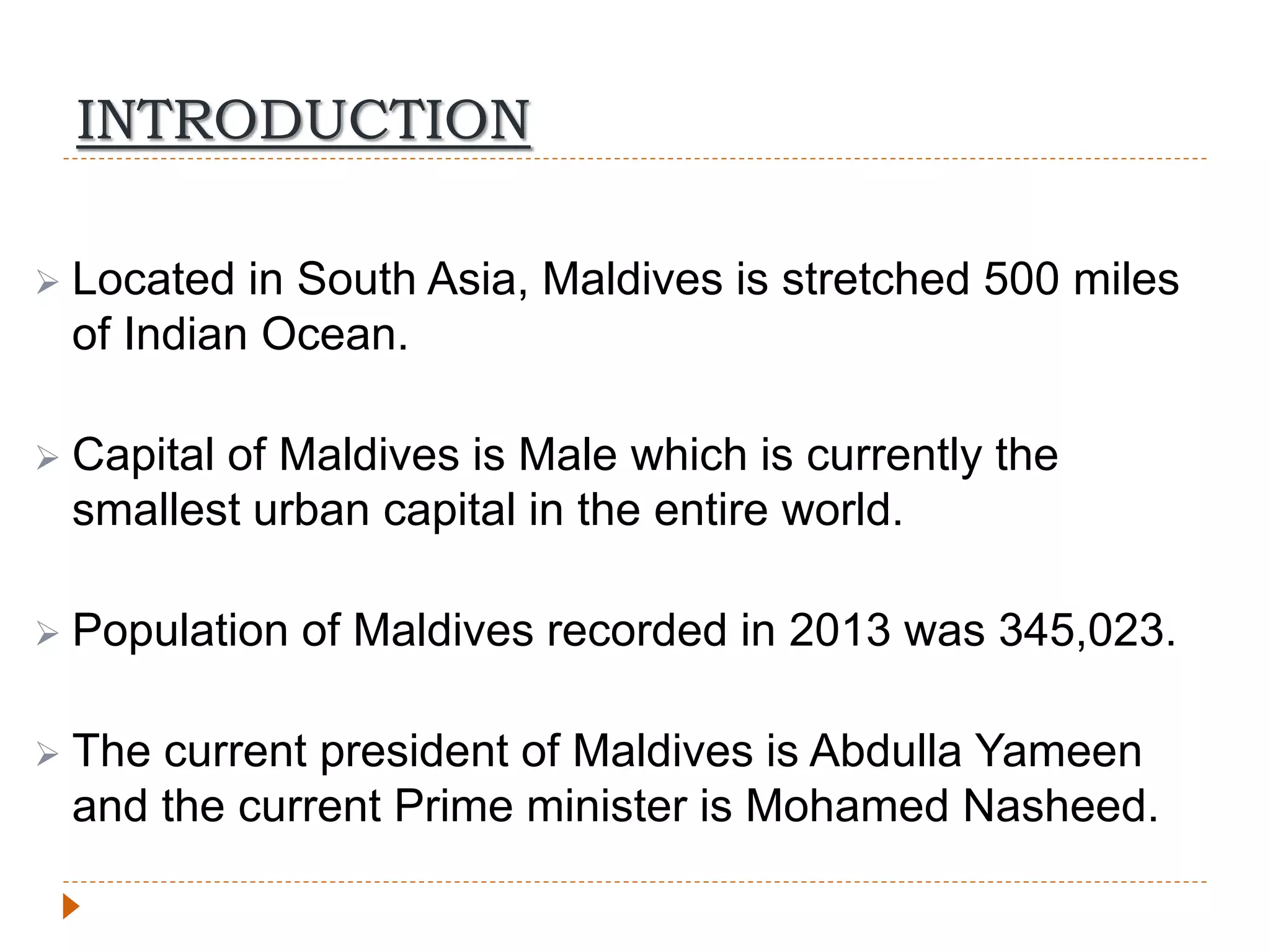 Comparing economies of India VS Maldives | PPTX