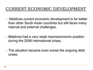 Comparing economies of India VS Maldives | PPTX