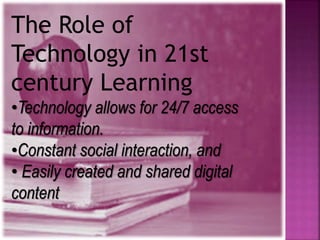 Roles and Function of Technology in 21st century | PPT