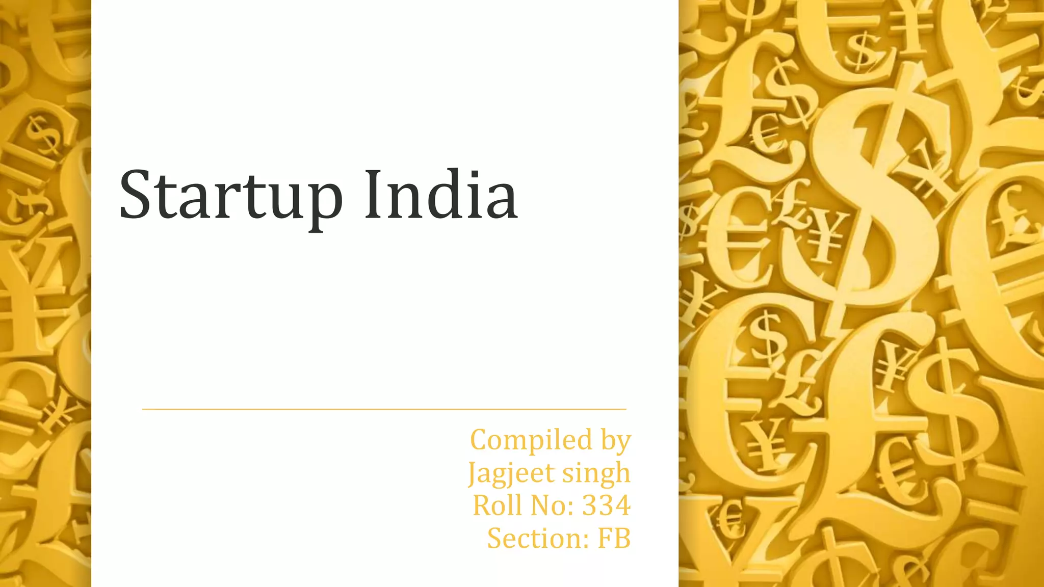 Startup India | PPTX