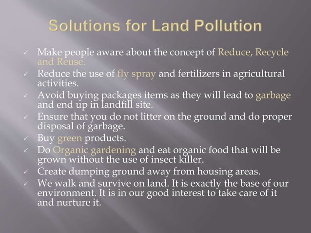 Presentation on Pollution