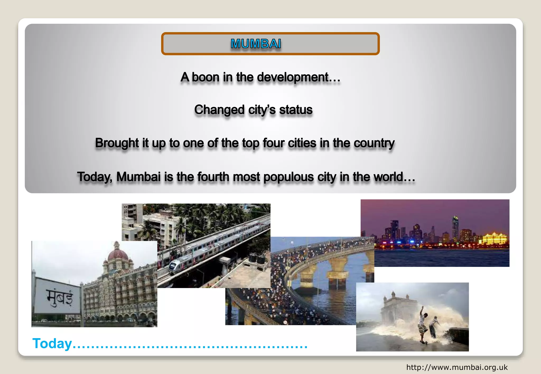 Evolution of Mumbai-A short study | PPTX