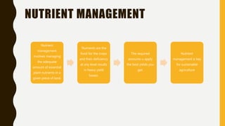 Nutrient management in degraded land | PPTX