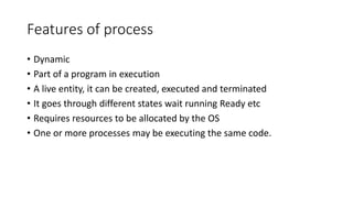 Basic concept of process | PPTX