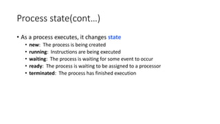 Basic concept of process | PPTX