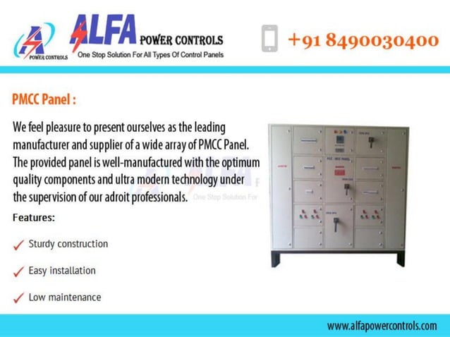 PMCC Panel manufacturers,Boiler Control Panel | PDF