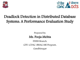 Deadlock Detection | PPT