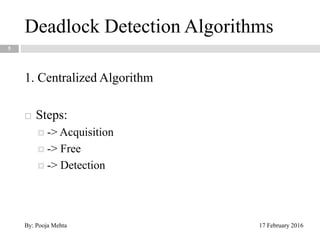 Deadlock Detection | PPT