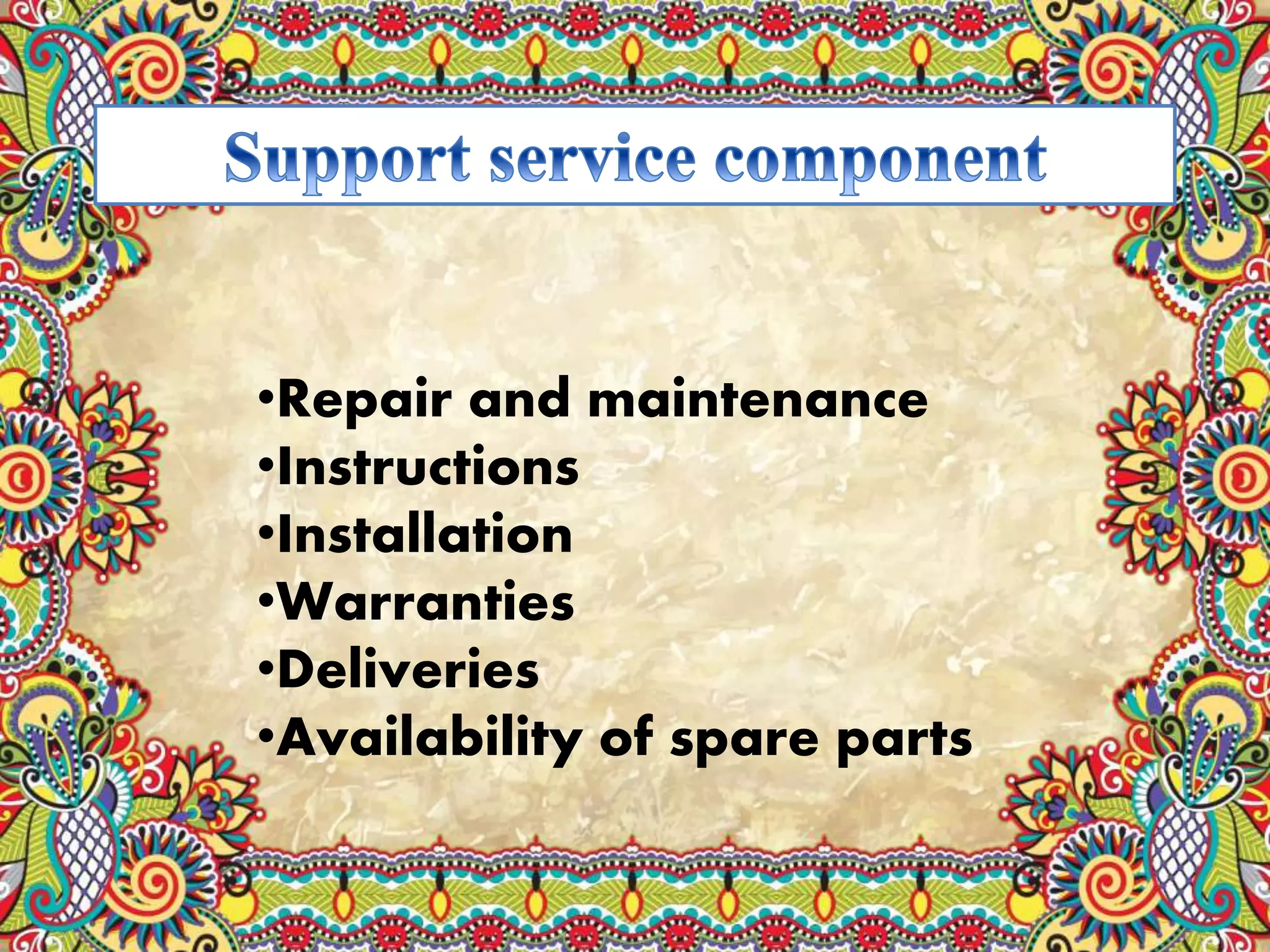 Product component model | PPTX