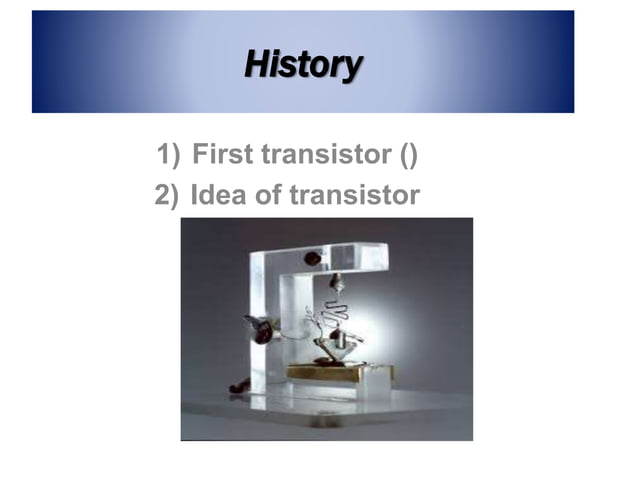 transistor | PPT