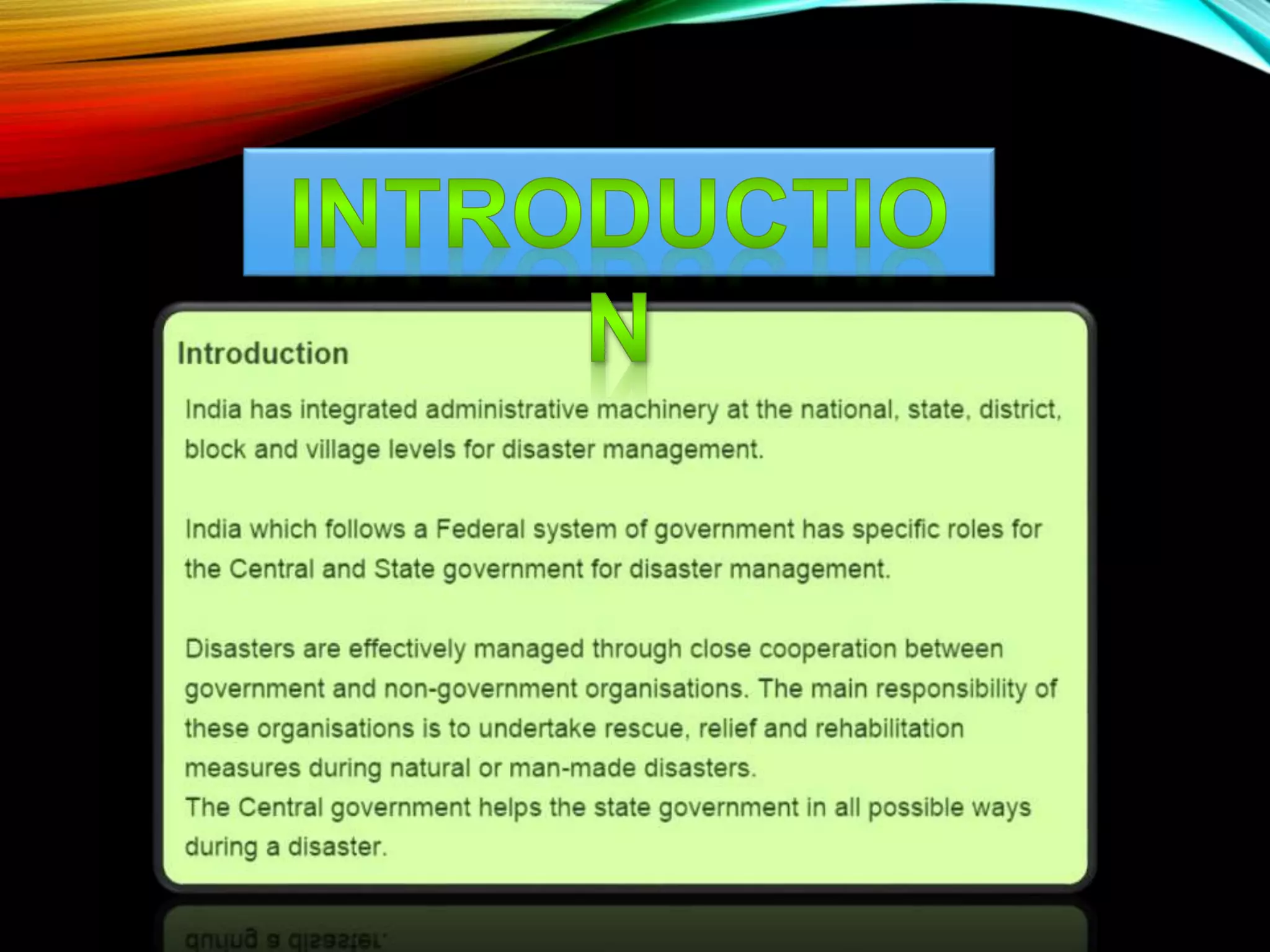 sharing responsibility role of local and state bodies during disaster ...