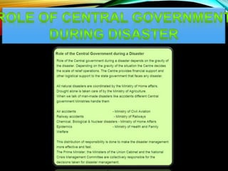 Sharing Responsibility During Disaster Management