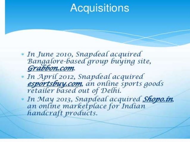 Snap Deal presentation | PPT