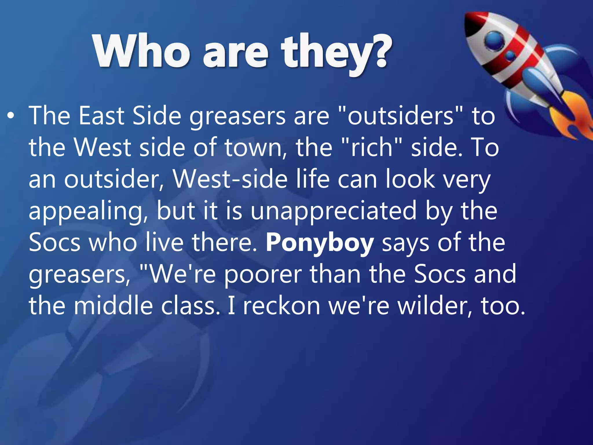 The outsiders | PPTX