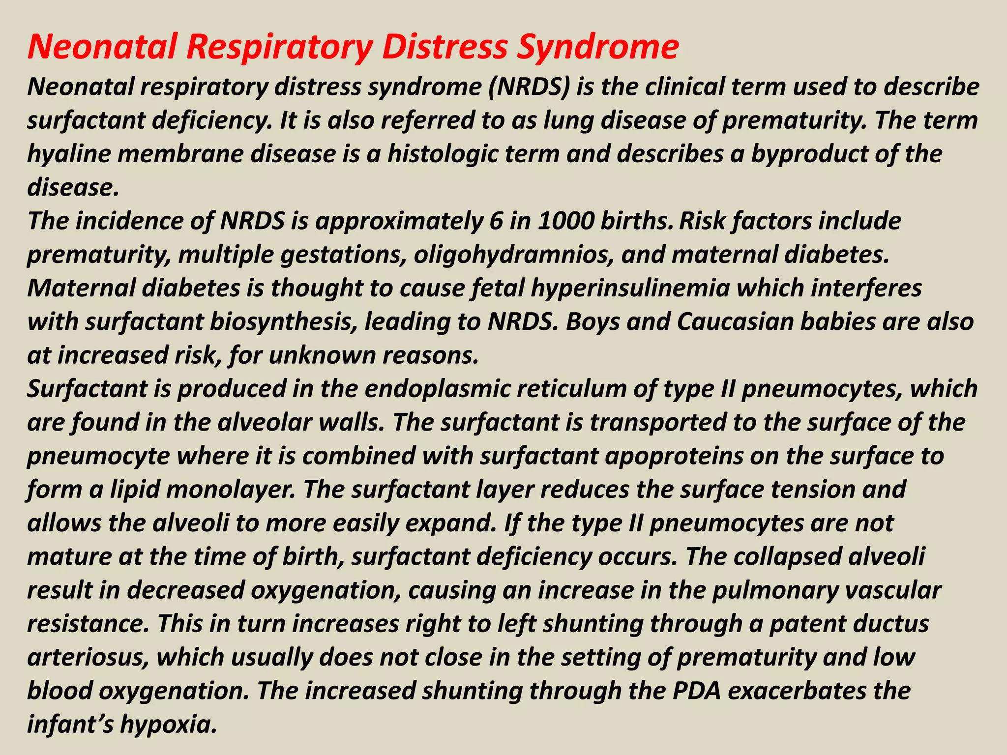 Presentation1.pptx, radiological imaging of neonatal lung disease. | PPTX