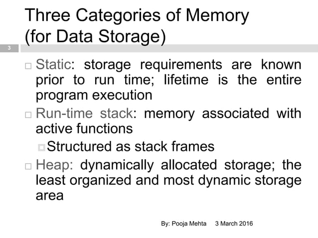 Memory Handling And Garbage Collection In Python Ppt 5488