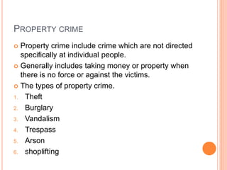 Crime And justic | PPTX | Crime & Harmful Acts to Individuals, Society ...