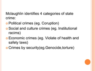 Crime And justic | PPTX | Crime & Harmful Acts to Individuals, Society ...