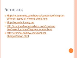 Crime And justic | PPTX | Crime & Harmful Acts to Individuals, Society ...