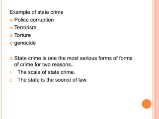 Crime And justic | PPTX | Crime & Harmful Acts to Individuals, Society ...