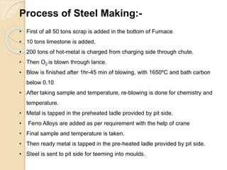 SUMMER TRAINING AT BHILAI STEEL PLANT | PPT