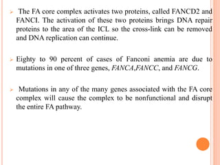 Fanconi anemia | PPTX