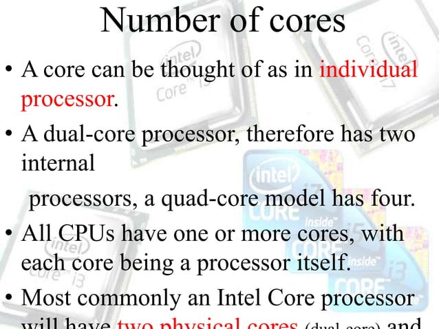 difference between an Intel Core i3, i5 and i7 | PPTX | Operating Systems | Computer Software ...