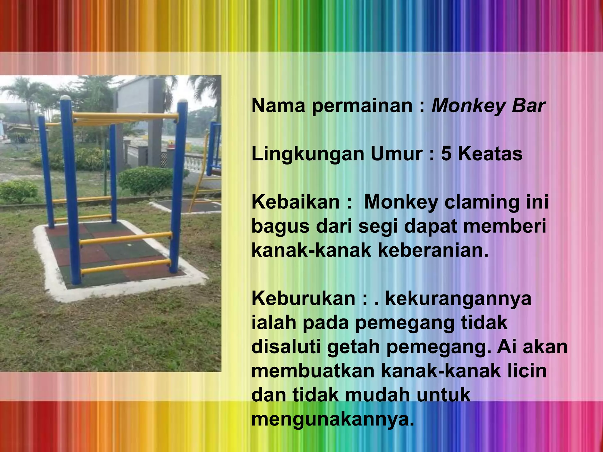 kelebihan dan kekurangan taman permainan | PPTX