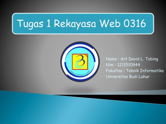 Tugas Rekayasa Web 0316 | PPT