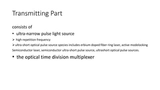 optical time division multiplexing | PPTX