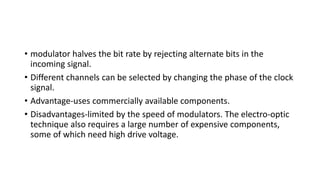 optical time division multiplexing | PPTX