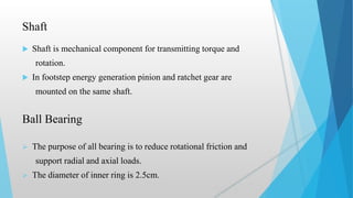 Footstep Power Generation | PPTX