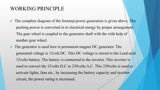 Footstep Power Generation | PPTX