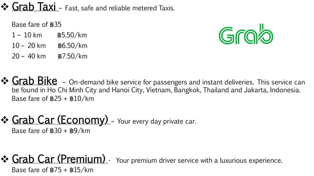 Uber vs Grab SWOT Anaysis | PPTX