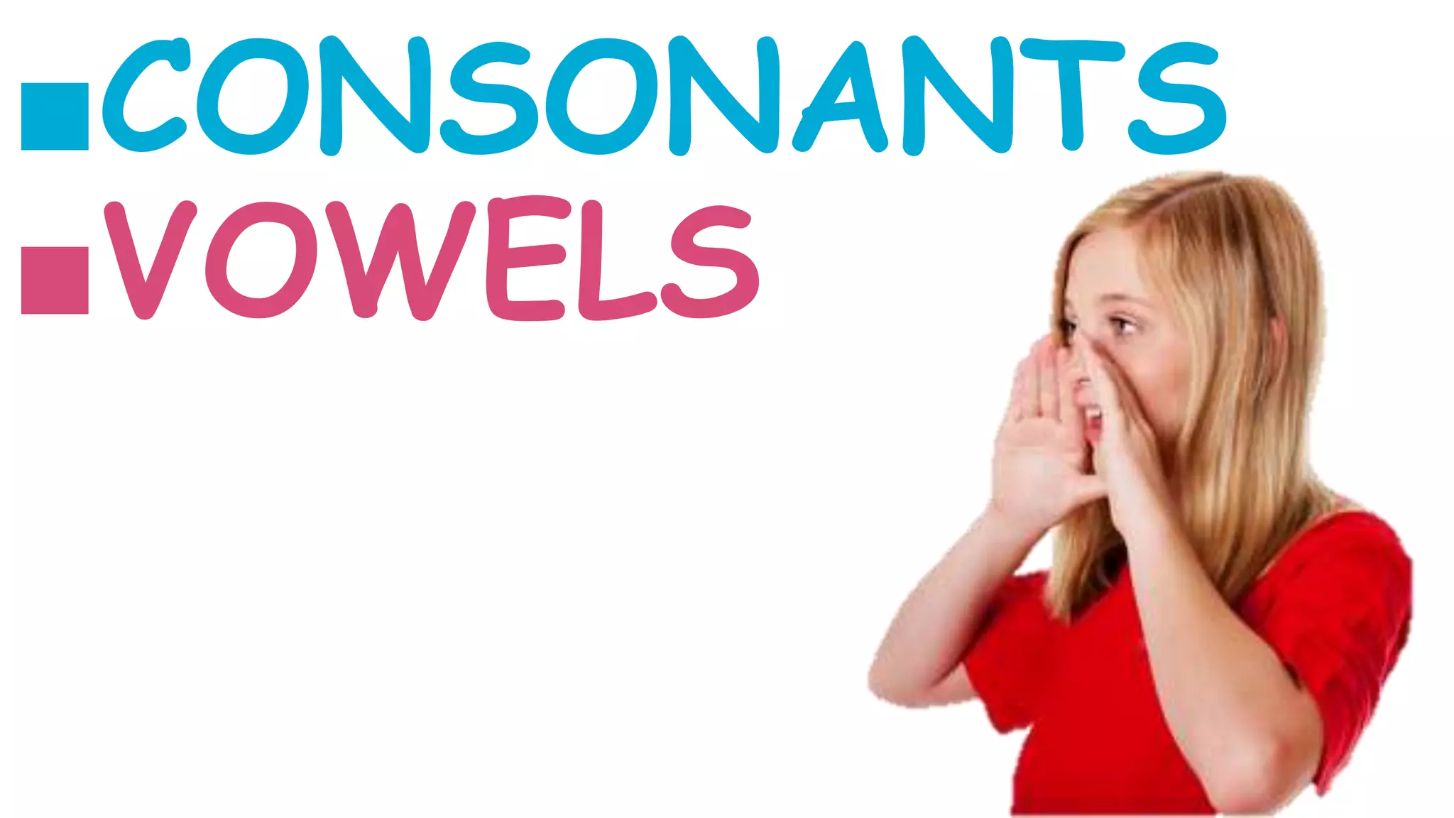 Consonants and Vowels | PPTX