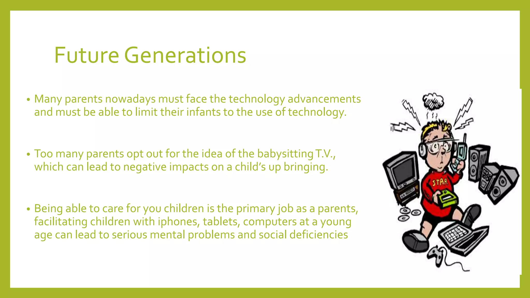 How is Technology Destroying our Mind, Body and Community | PPTX