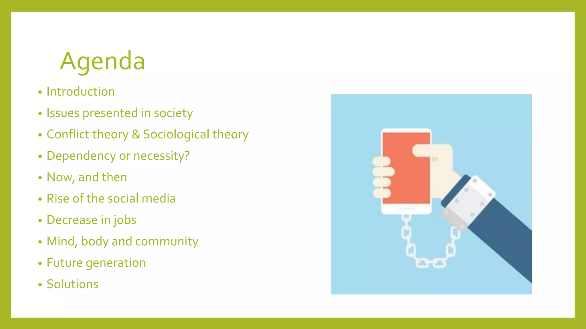 How is Technology Destroying our Mind, Body and Community | PPTX