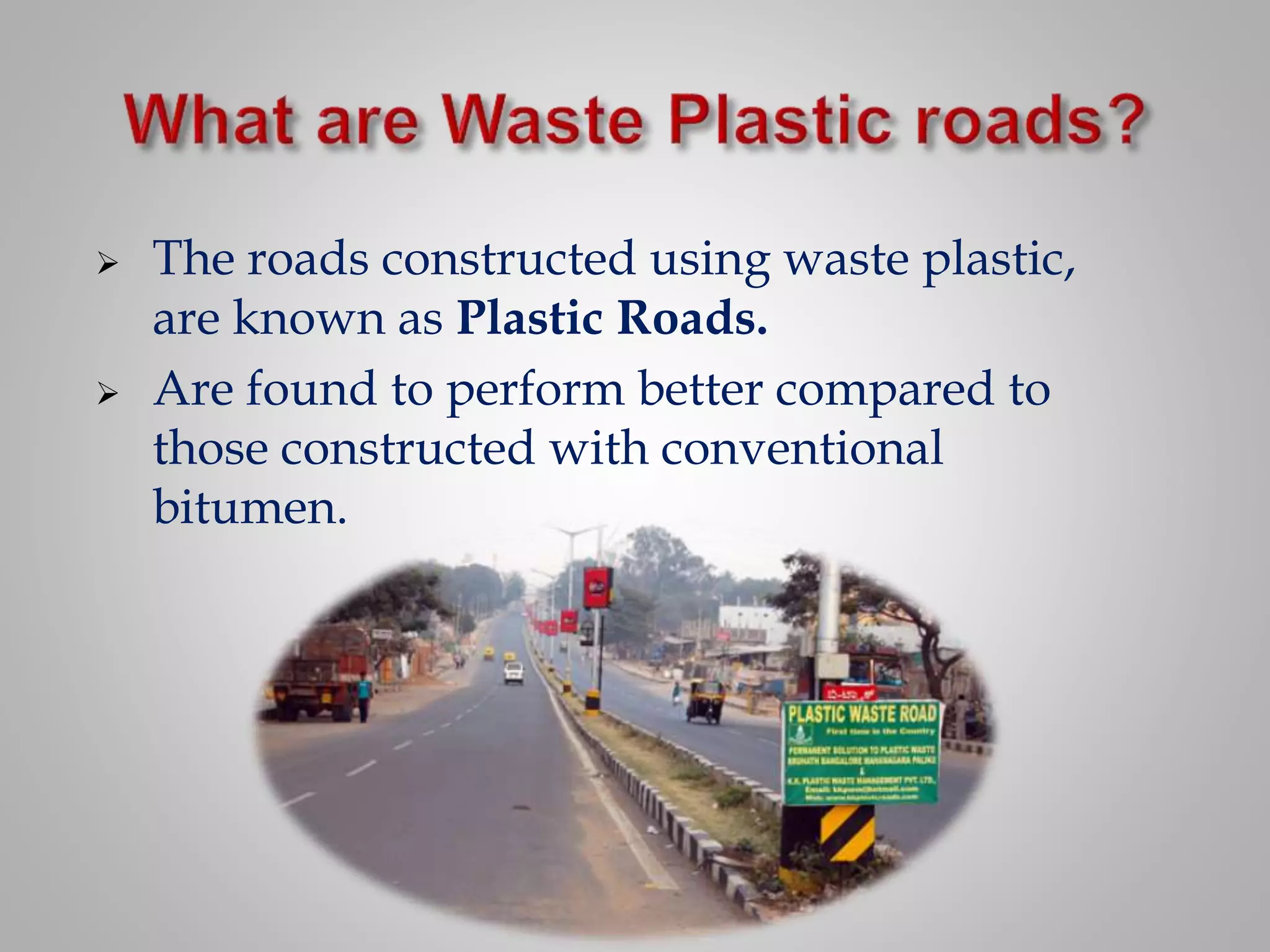 Use of Plastic Waste in Construction of flexible Pavement: A Creative ...