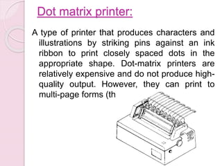 output, processing, communication devices | PPT