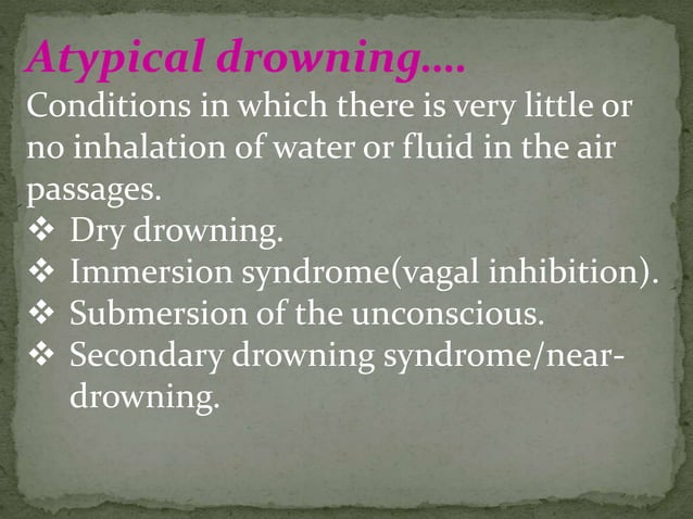 DROWNING DEATH | PPTX | Lung and Respiratory Health | Diseases and ...
