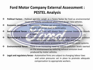Ford Motor Strategic Management | PPTX