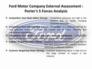 Ford Motor Strategic Management | PPTX