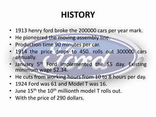 Ford Motor Strategic Management | PPTX
