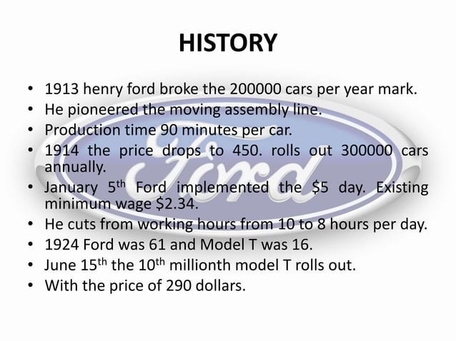 Ford Motor Strategic Management | PPTX | Automotive Industry | Industries