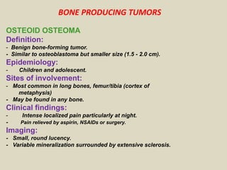 Presentation1.pptx, radiological imaging of benign bone tumour. | PPTX