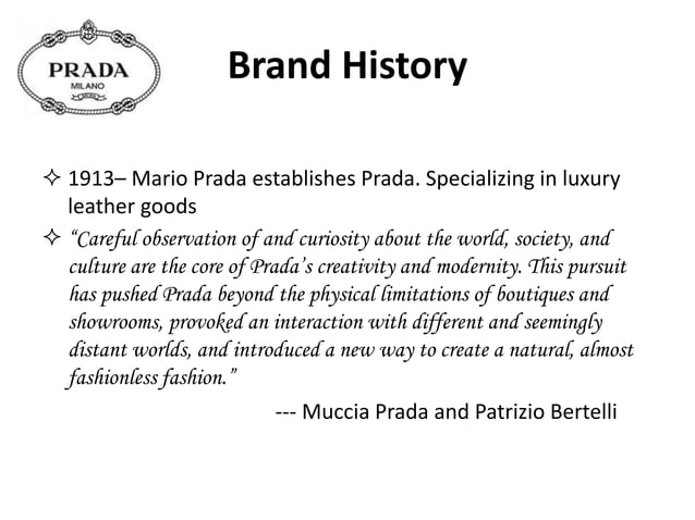 presentation -- Prada | PPTX