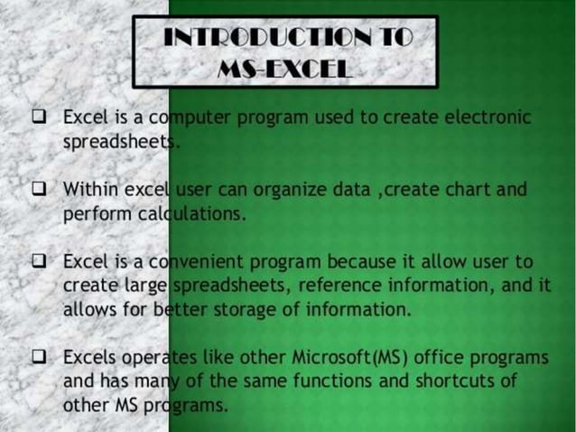 MS OFfice presentation | PPT