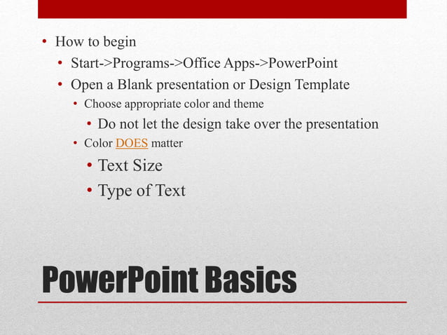 MS OFfice presentation | PPT