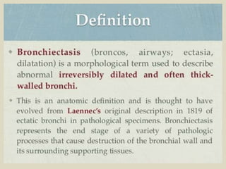 Types Of Bronchiectasis